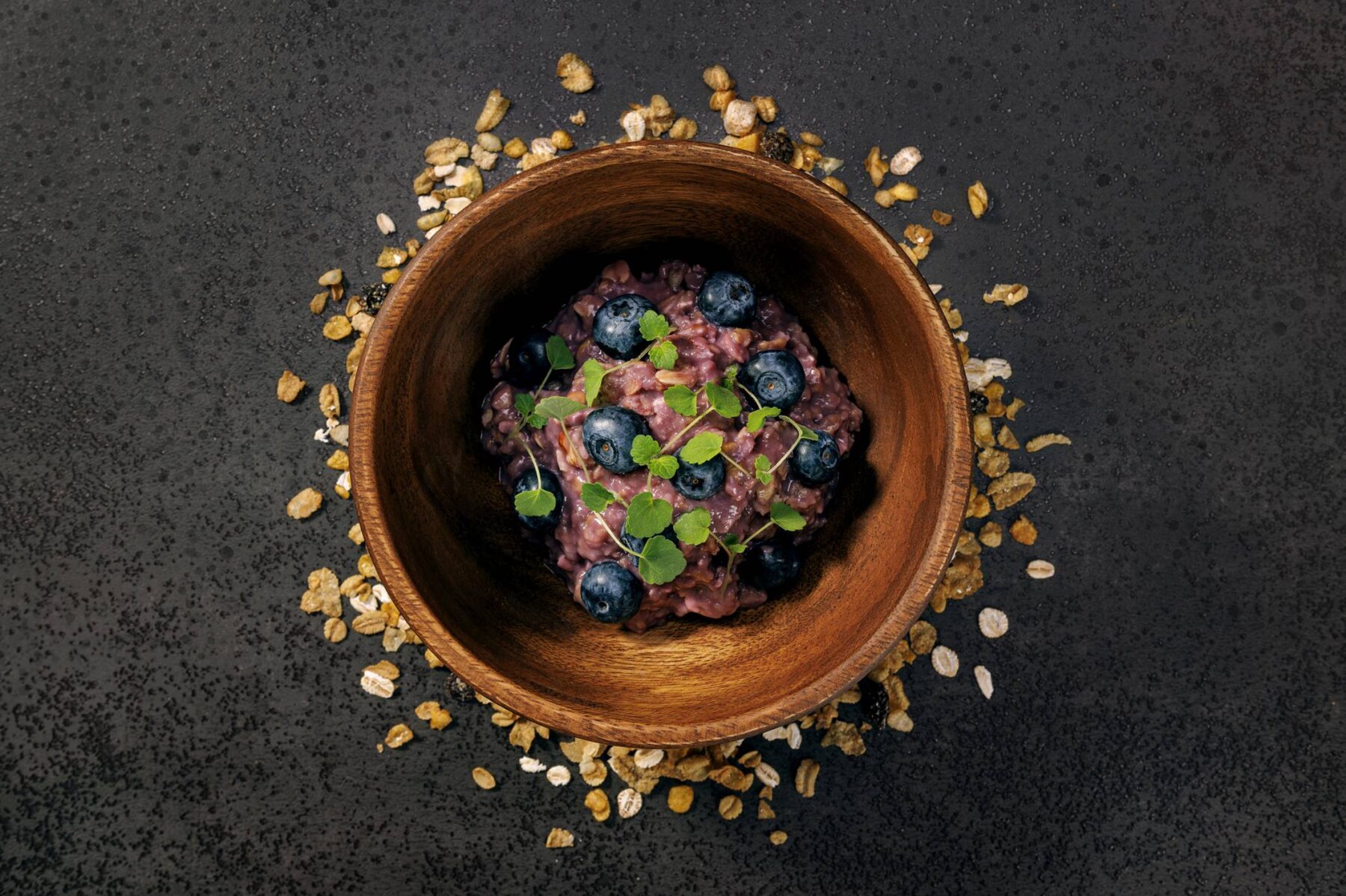 Recipes: Oat Blueberry Raw Porridge | AVE-NATUR | AVE-NATUR